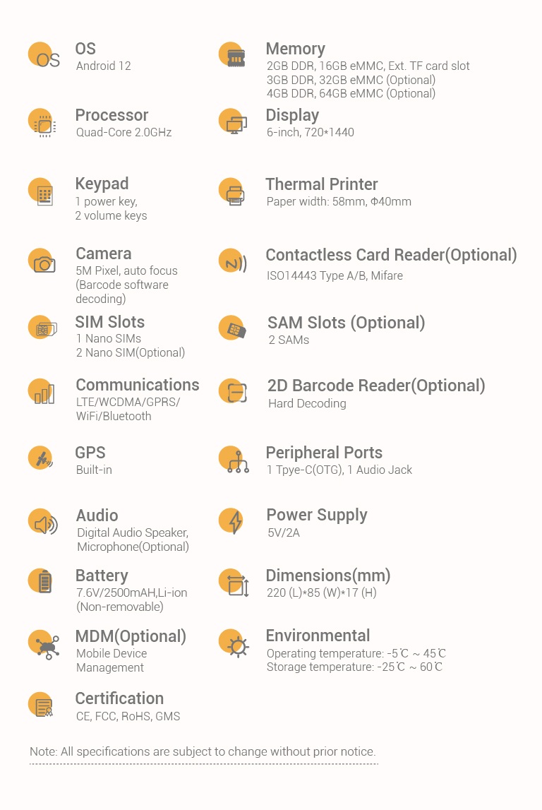 Telpo M1-Mobile POS - Telpo