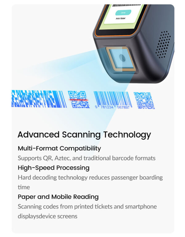 Telpo T10 Bus Card Reader & Smart Card Validator for Transit