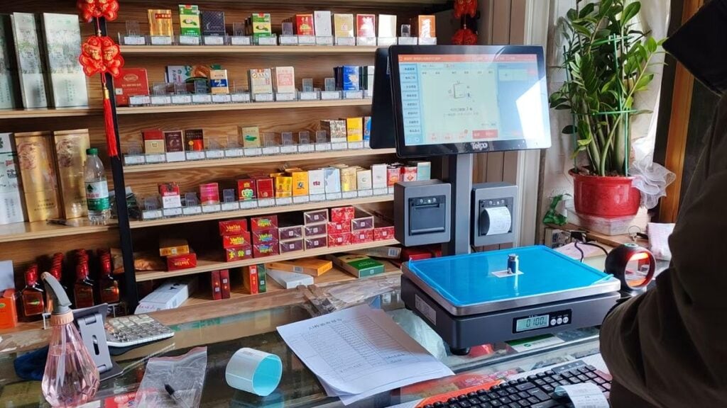 Telpo C50 AI Checkout Scale For Self-Checkout And Weighing System