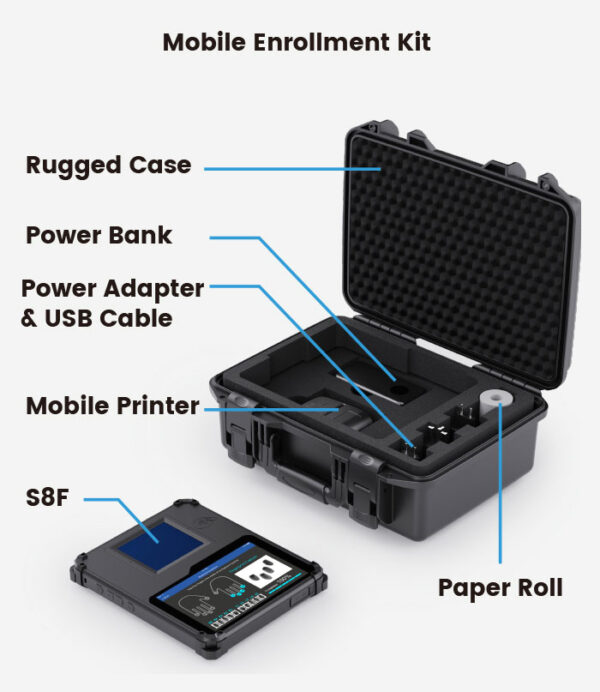 MOSIP Live Fingerprint Scanner Enrollment Tablet | Telpo S8F